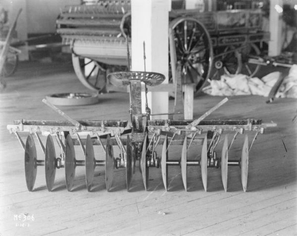 Disk Harrow at McCormick Works | Photograph | Wisconsin Historical Society