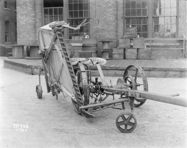 Reaper Outdoors at McCormick Works | Photograph | Wisconsin Historical ...