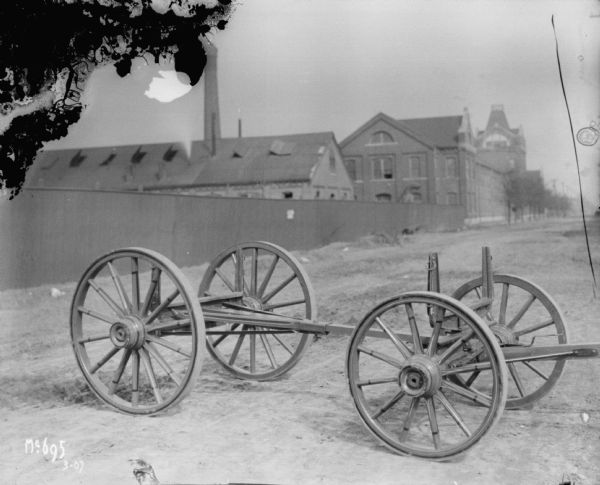Bettendorf Wagon Without Box | Photograph | Wisconsin Historical Society
