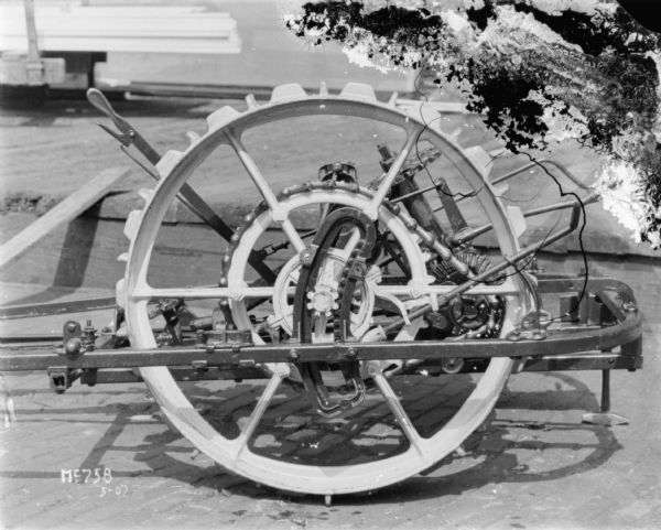 Gears on a Wheel at McCormick Works | Photograph | Wisconsin Historical ...