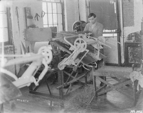 Binders, Parts, Twine Mechanism | Photograph | Wisconsin Historical Society