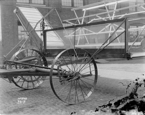 McCormick Push Binder Header | Photograph | Wisconsin Historical Society