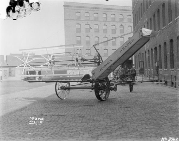 Push Binder Header | Photograph | Wisconsin Historical Society