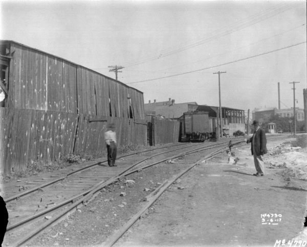 Railroad Tracks | Photograph | Wisconsin Historical Society
