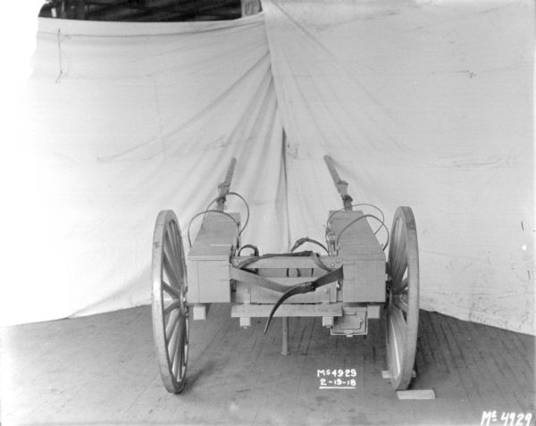 Gun Cart Loaded with Crated Guns | Photograph | Wisconsin Historical ...