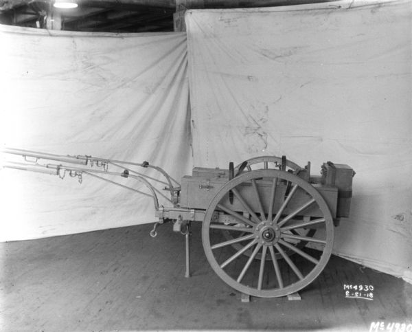 Gun Cart Loaded with Crated Guns | Photograph | Wisconsin Historical ...