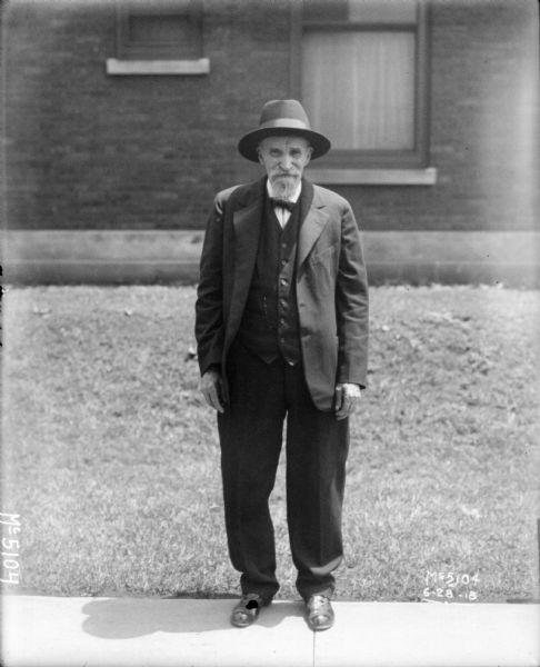 Portrait of Man | Photograph | Wisconsin Historical Society