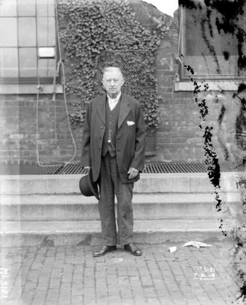 Portrait of Man | Photograph | Wisconsin Historical Society