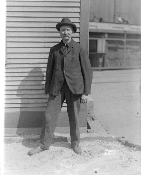 Portrait of Man | Photograph | Wisconsin Historical Society