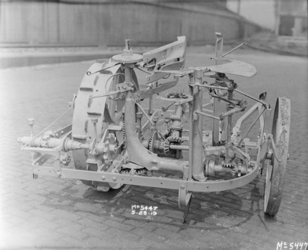 Corn Binder at McCormick Works | Photograph | Wisconsin Historical Society