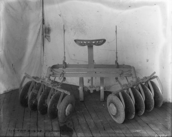 "Cotton King" Disk Harrow | Photograph | Wisconsin Historical Society