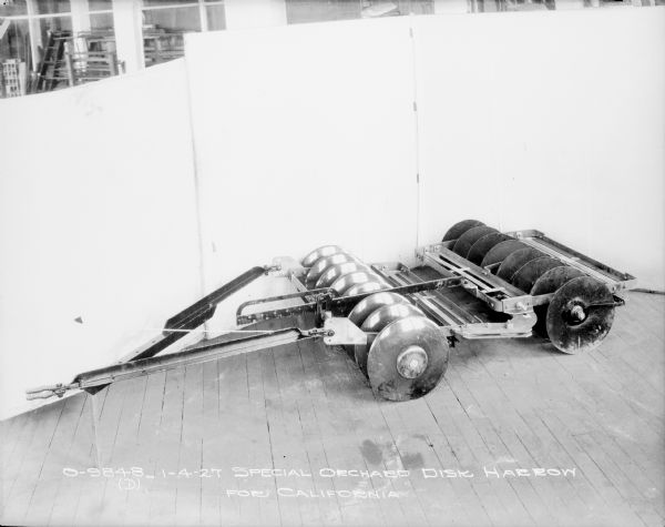 Disk Harrow Special for California | Photograph | Wisconsin Historical ...
