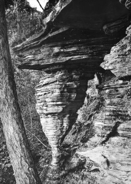 Rock Formation | Photograph | Wisconsin Historical Society