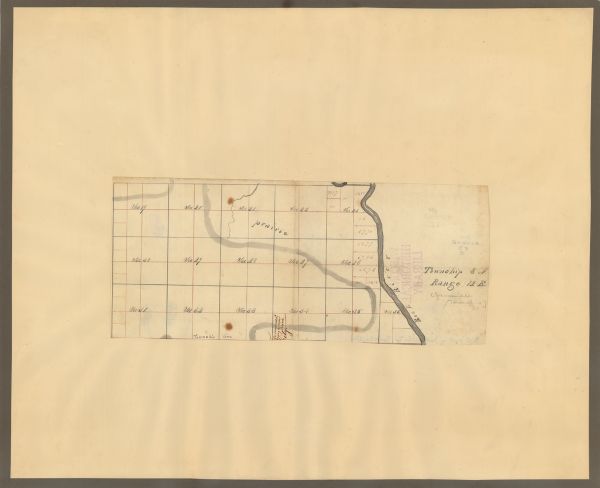 Southern Janesville Township, Rock County, Wisconsin | Map or Atlas ...