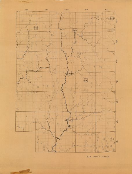 Clark County | Map or Atlas | Wisconsin Historical Society