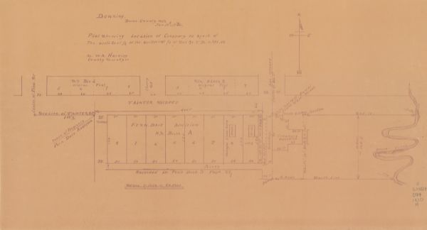 Downing, Dunn County, Wisconsin | Map or Atlas | Wisconsin Historical ...
