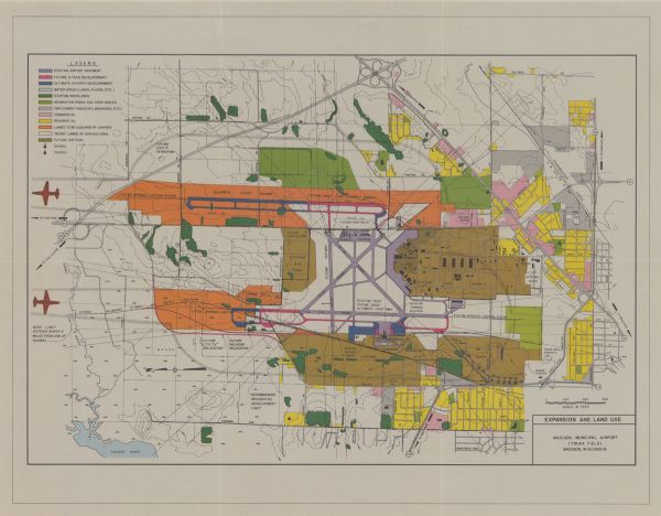 Truax Field Long-Range Plan | Map or Atlas | Wisconsin Historical Society