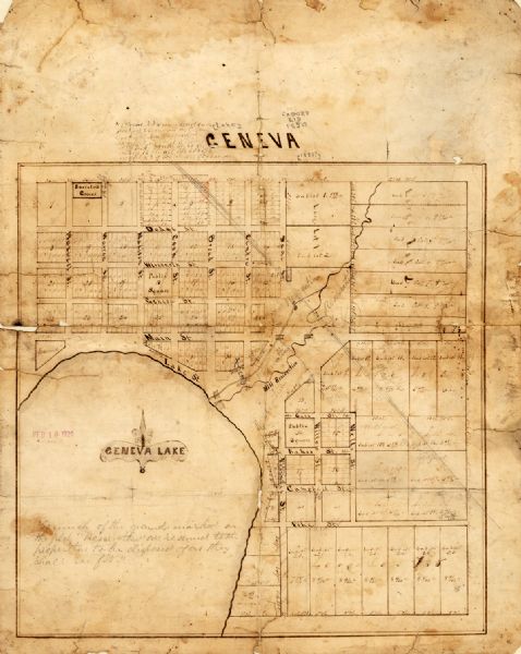 Geneva Wisconsin | Map or Atlas | Wisconsin Historical Society