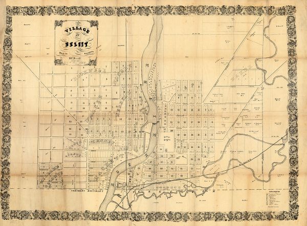 Village of Beloit, Rock Co., Wisconsin | Map or Atlas | Wisconsin ...