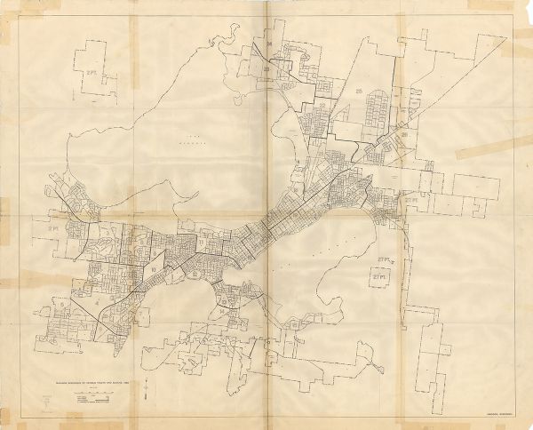 Madison, Wisconsin, by Census Tracts and Blocks | Map or Atlas ...