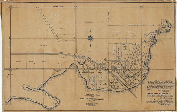Assessor’s Plat of the Village of Merrimac, Wisc. | Map or Atlas ...