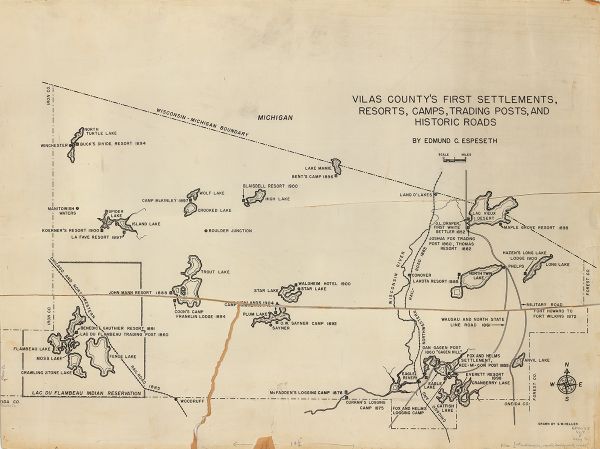 Vilas County’s First Settlements, Resorts, Camps, Trading Posts, and ...