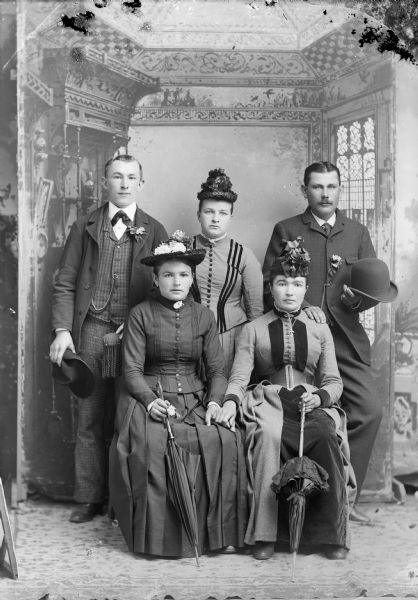 Studio Portrait of European American Group | Photograph | Wisconsin ...