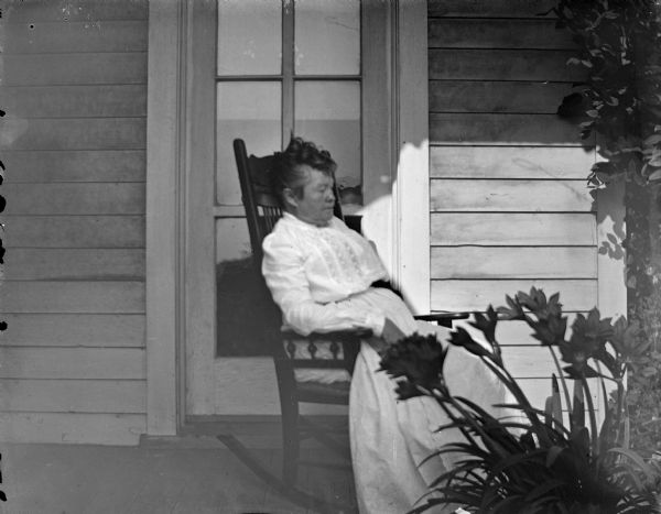 Mrs. Wheeler | Photograph | Wisconsin Historical Society