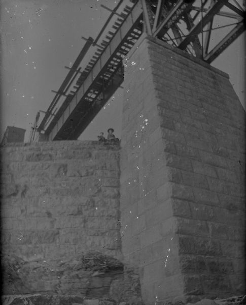 Cut-Off Bridge from Below | Photograph | Wisconsin Historical Society