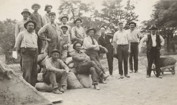 Construction Crew | Photograph | Wisconsin Historical Society
