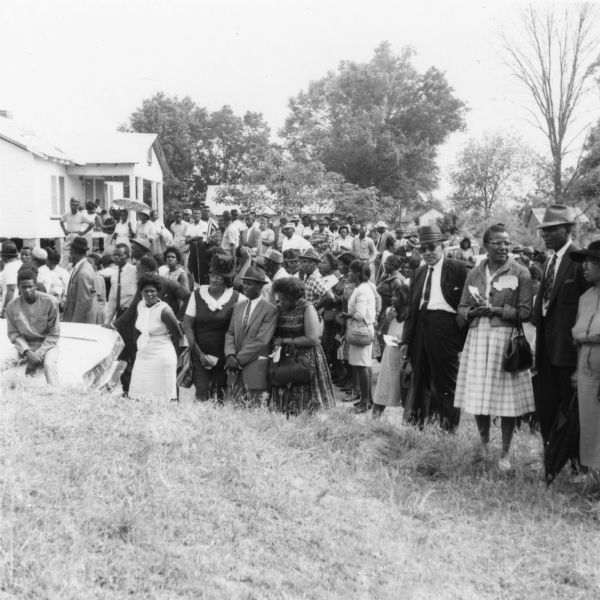 Group of People Outdoors | Photograph | Wisconsin Historical Society