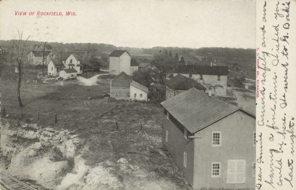 View of Rockfield | Postcard | Wisconsin Historical Society