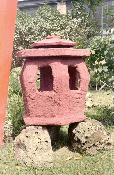 "Six-Sided Red Lantern" | Photograph | Wisconsin Historical Society