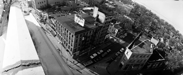 Aerial Photograph of the Mifflin and Pinckney Streets Intersection ...