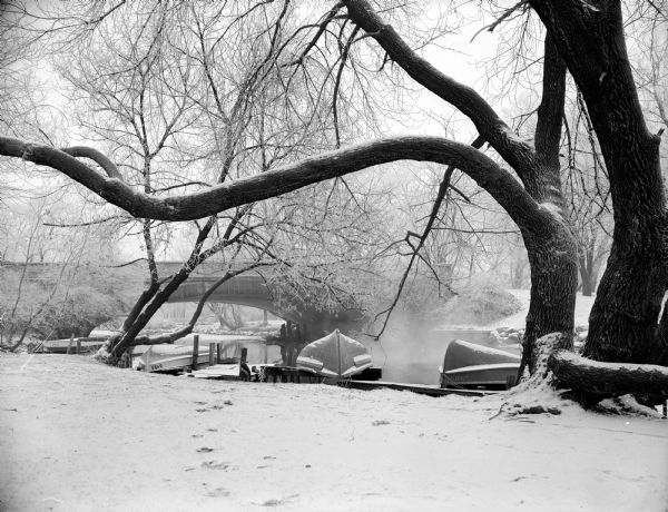 Winter Scene | Photograph | Wisconsin Historical Society