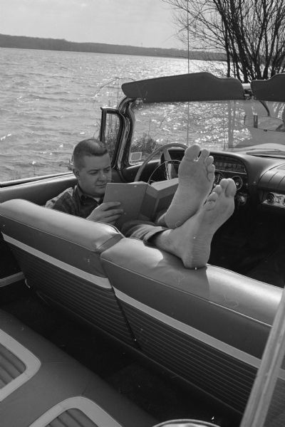 Student Studying on a Balmy Spring Day | Photograph | Wisconsin ...
