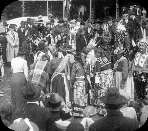 Ojibwe Dancers | Photograph | Wisconsin Historical Society