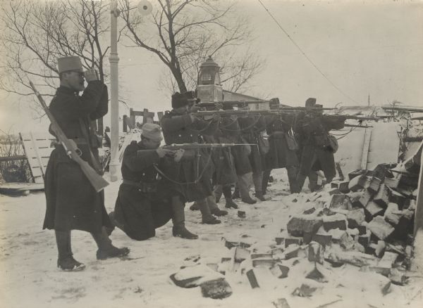 Pruth River Defense | Photograph | Wisconsin Historical Society