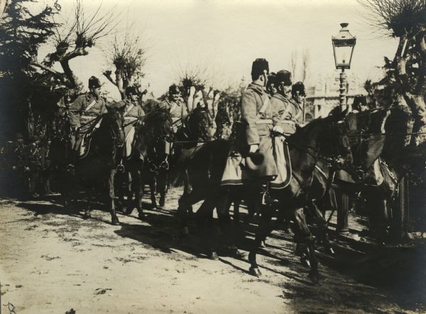 Turkish Cavalry On the March | Photograph | Wisconsin Historical Society