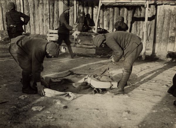 Breaking Camp in the Mountains | Photograph | Wisconsin Historical Society