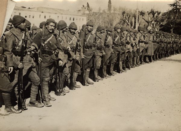 Turkish Infantry | Photograph | Wisconsin Historical Society