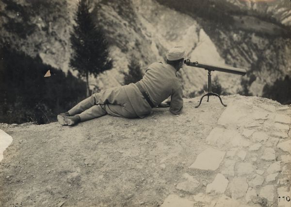 Observing the Enemy | Photograph | Wisconsin Historical Society
