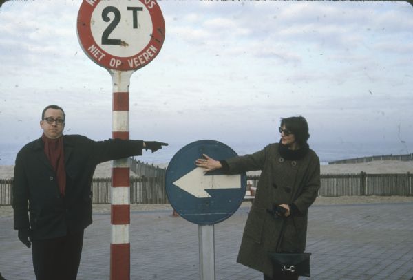 Enno Patalas and Frieda Grafe | Photograph | Wisconsin Historical Society