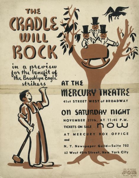 The Cradle Will Rock | Poster | Wisconsin Historical Society