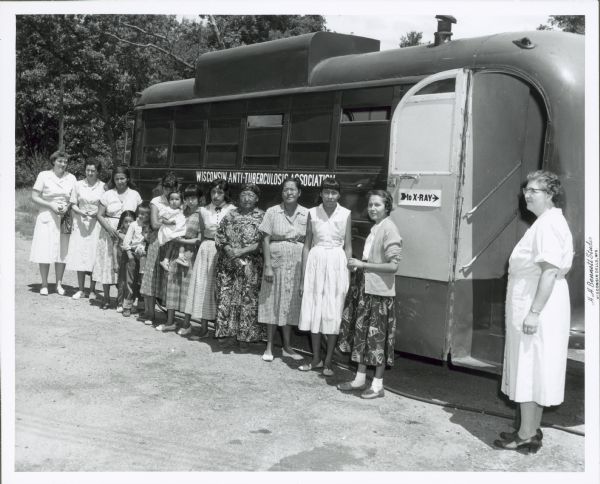 Mobile Testing for Tuberculosis | Photograph | Wisconsin Historical Society