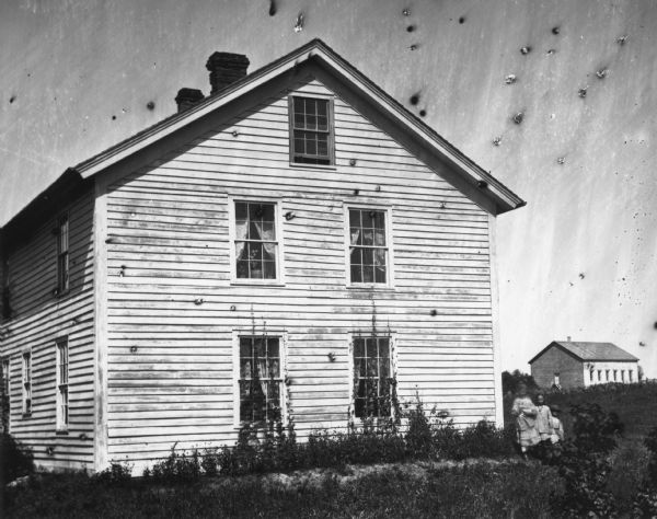 Children by the Reverend Abraham Jacobson Home | Photograph | Wisconsin ...